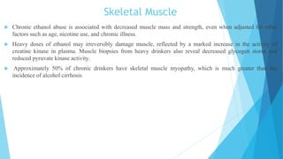 pharmacology of alcohol | PPTX