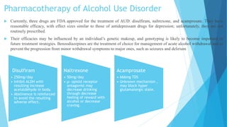 pharmacology of alcohol | PPTX