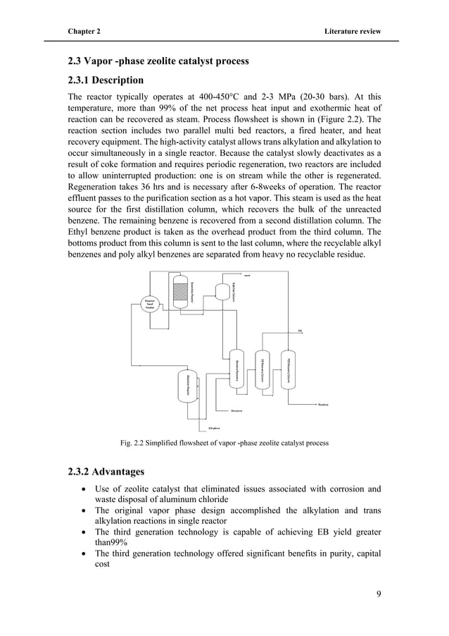 Ethylbenzene capstone project senior project_chemical engineering_port ...
