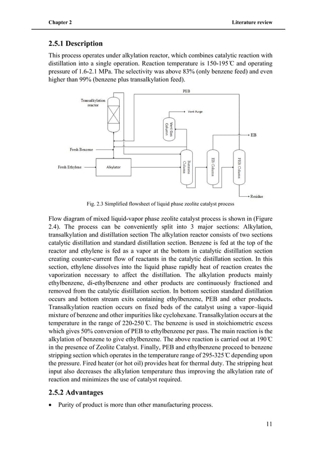 Ethylbenzene capstone project senior project_chemical engineering_port ...