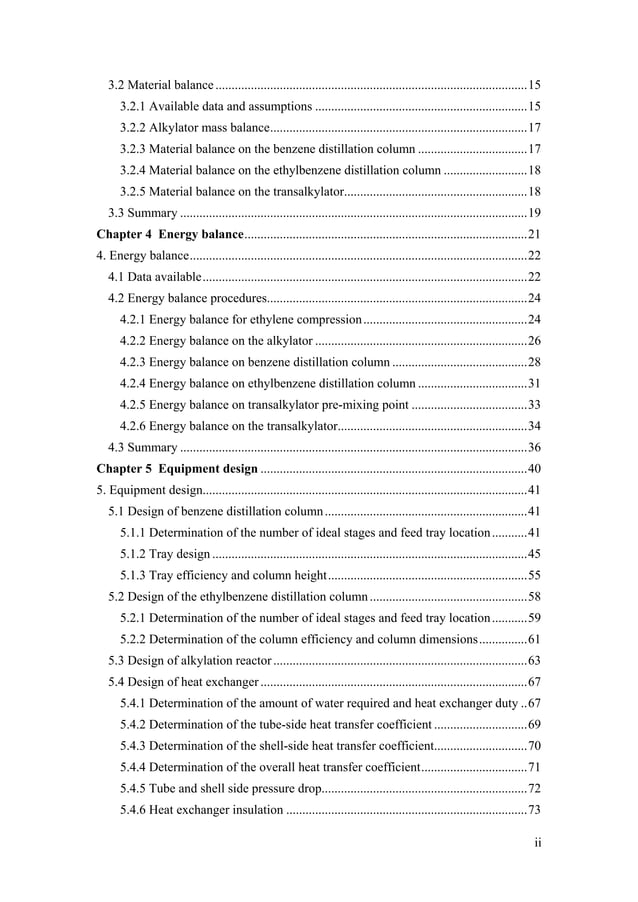 Ethylbenzene capstone project senior project_chemical engineering_port ...