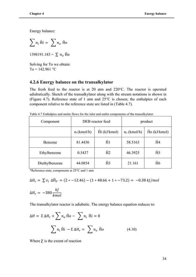 Ethylbenzene capstone project senior project_chemical engineering_port ...