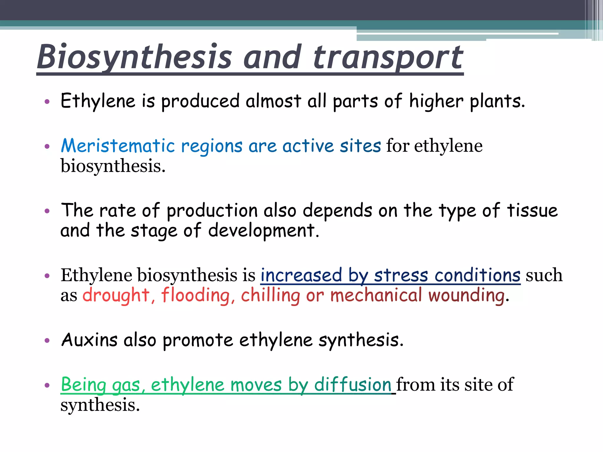 Plant-hormone-(Part-5)- Ethylene | PPTX