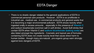 Ethylenediaminetetraacetate EDTA | PPTX