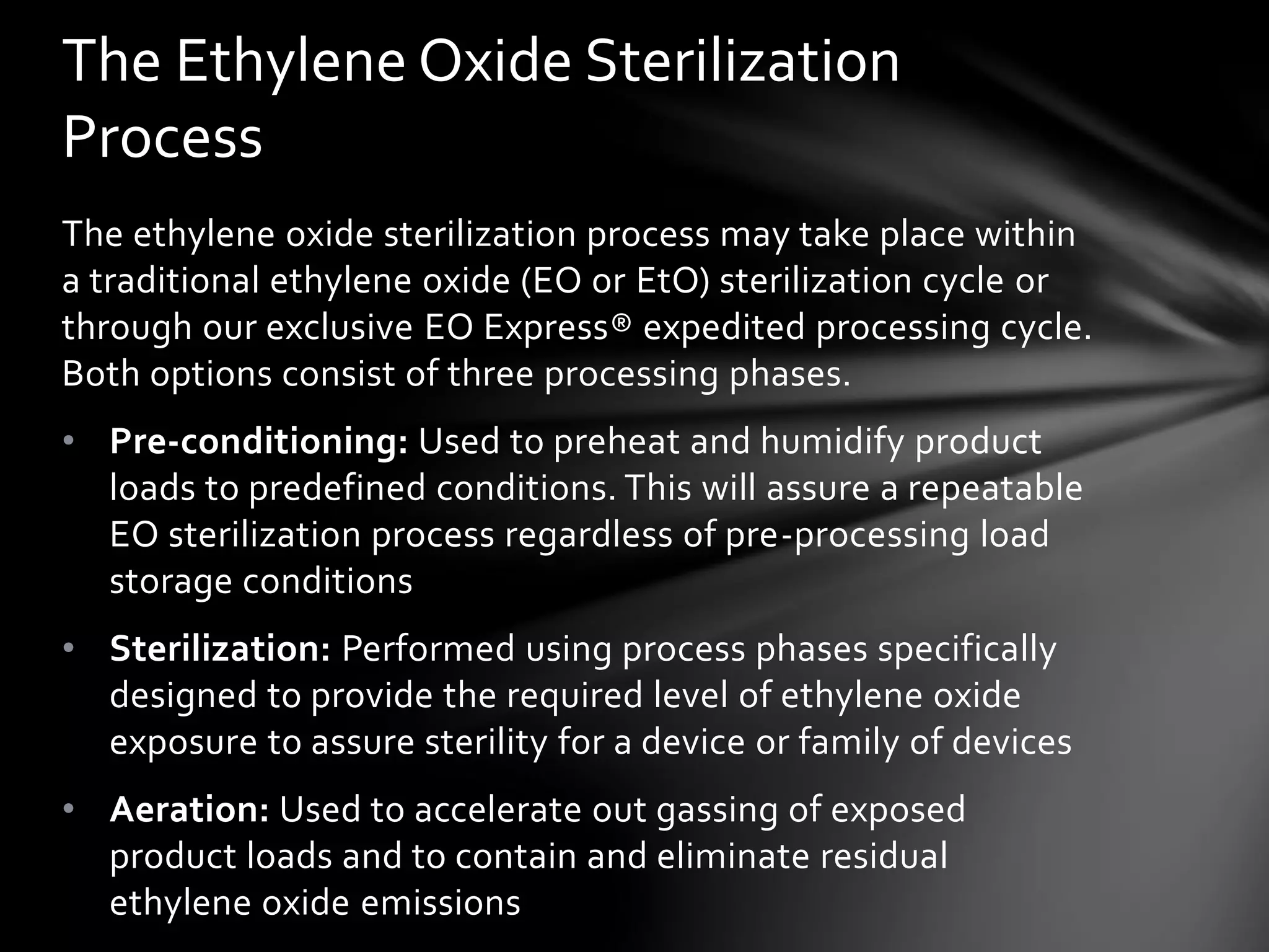 Ethylene oxide as sterilizing agent | PPTX