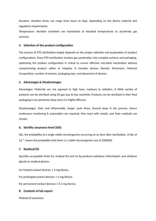 Ethylene Oxide (ETO) Sterilization Ensuring Medical Device Safety and ...