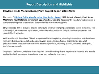 Ethylene Oxide Manufacturing Process | Project Report 2023: Machinery ...