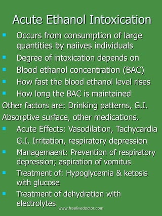 Ethyl & methyl alcohols | PPT | Alcoholic Beverages | Food & Drink