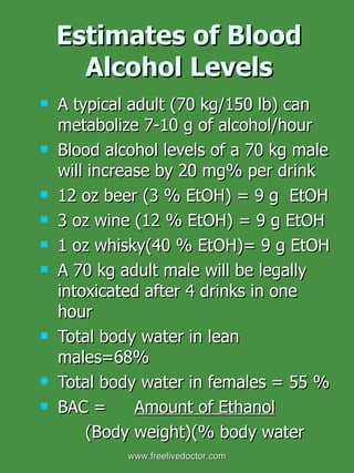 Ethyl & methyl alcohols | PPT