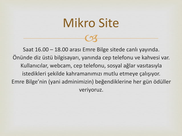 Eti Browni gold Sunum | PPT