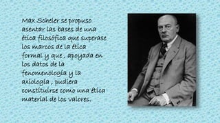 Ética Material de los Valores | PPTX