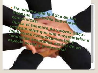 Etica de la administracion financiera | PPTX