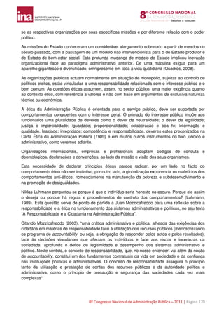 Etica e exercicio de cidadania, o papel da ap | PDF