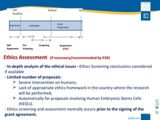 Etica h2020 mourenza | PPT
