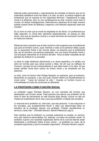 Etica Profesional | PDF