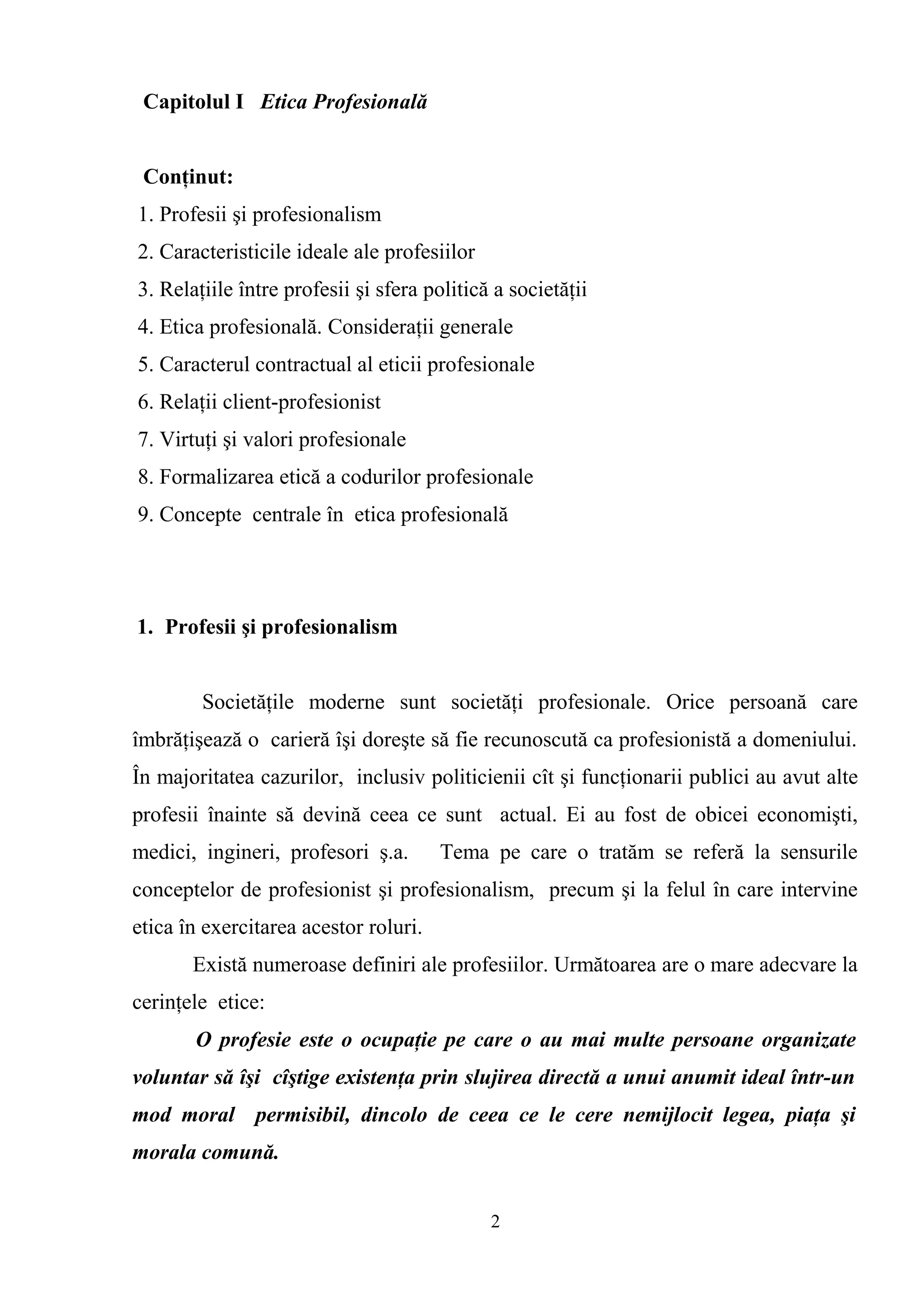 Etica profesionala comunicare | DOC