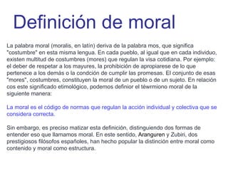 Etica y moral | PPT