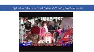 Inovasi Pelayanan Sistem Pertiketan Bus Transjakarta | PPTX
