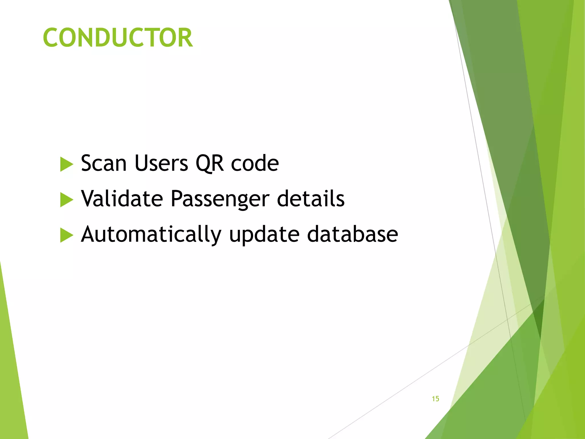 E-Ticketing System for public transport | PPTX