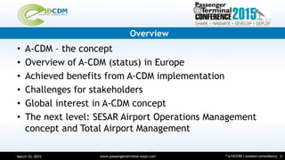 PTC15 A-CDM & next frontier | PPTX