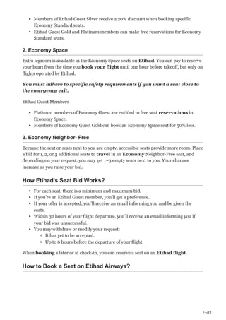 Etihad Flight Booking | PDF