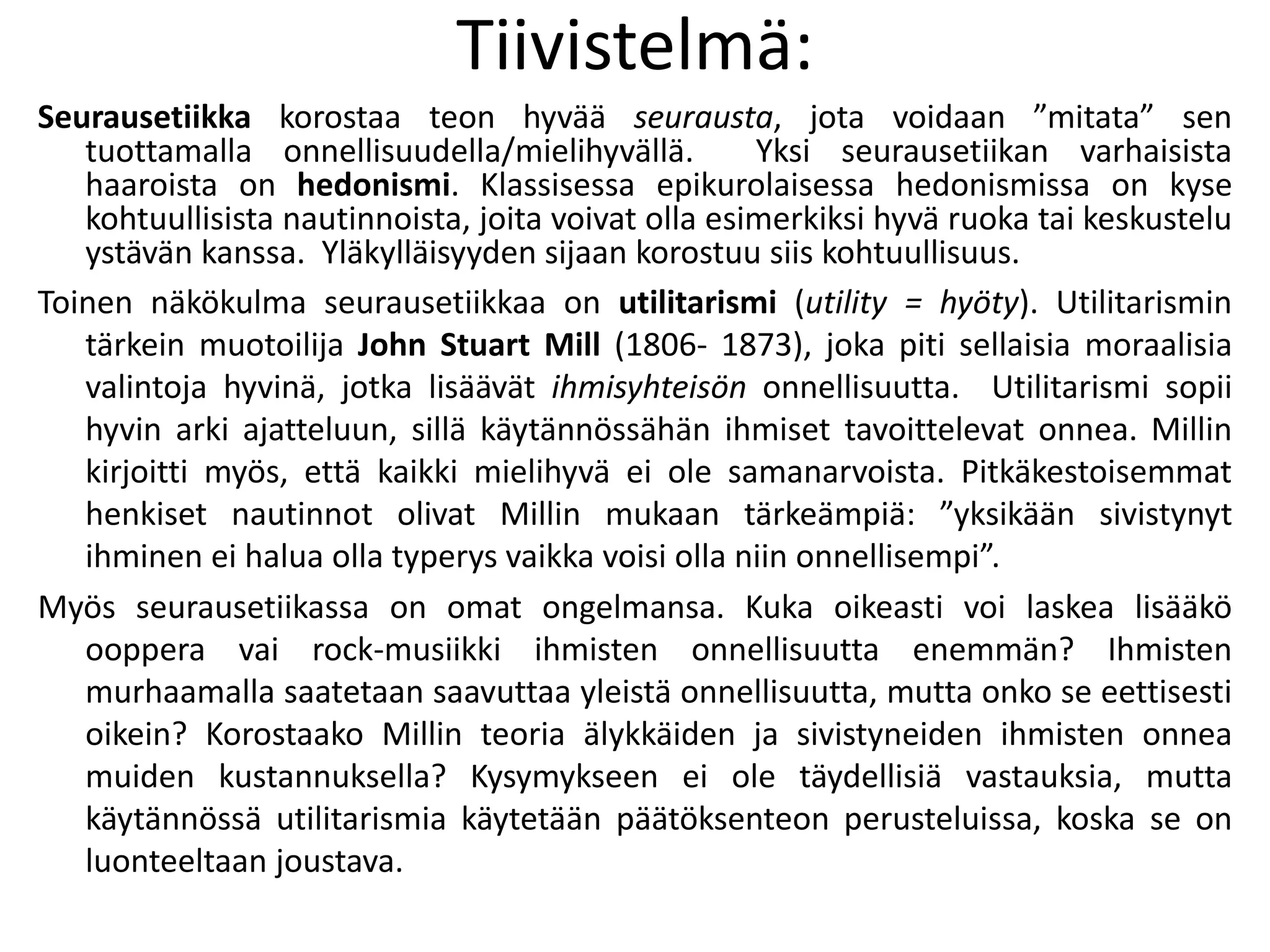 Etiikan teoriat | PPTX