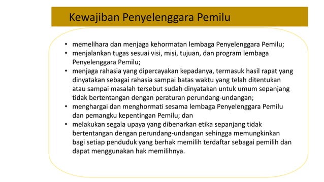 Materi etika penyelenggara pemilu, menerapkan nilai integritas.pptx