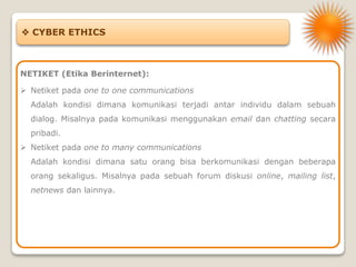 etika dalam teknologi informasi , alasan pentingnya etika | PPT