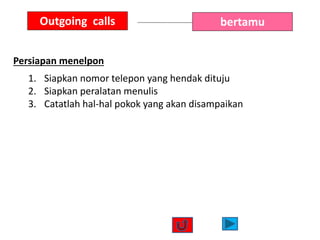 Etika bertelepon | PPTX