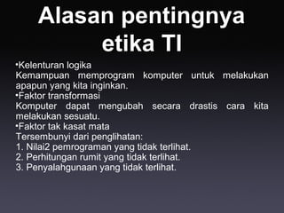 Etika profesi ti | PPT