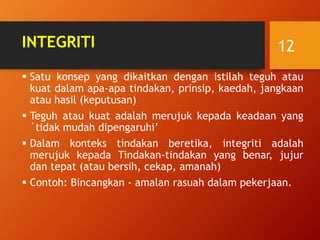 GMGA 2033 etika pentadbiran awam. nota slide | PDF