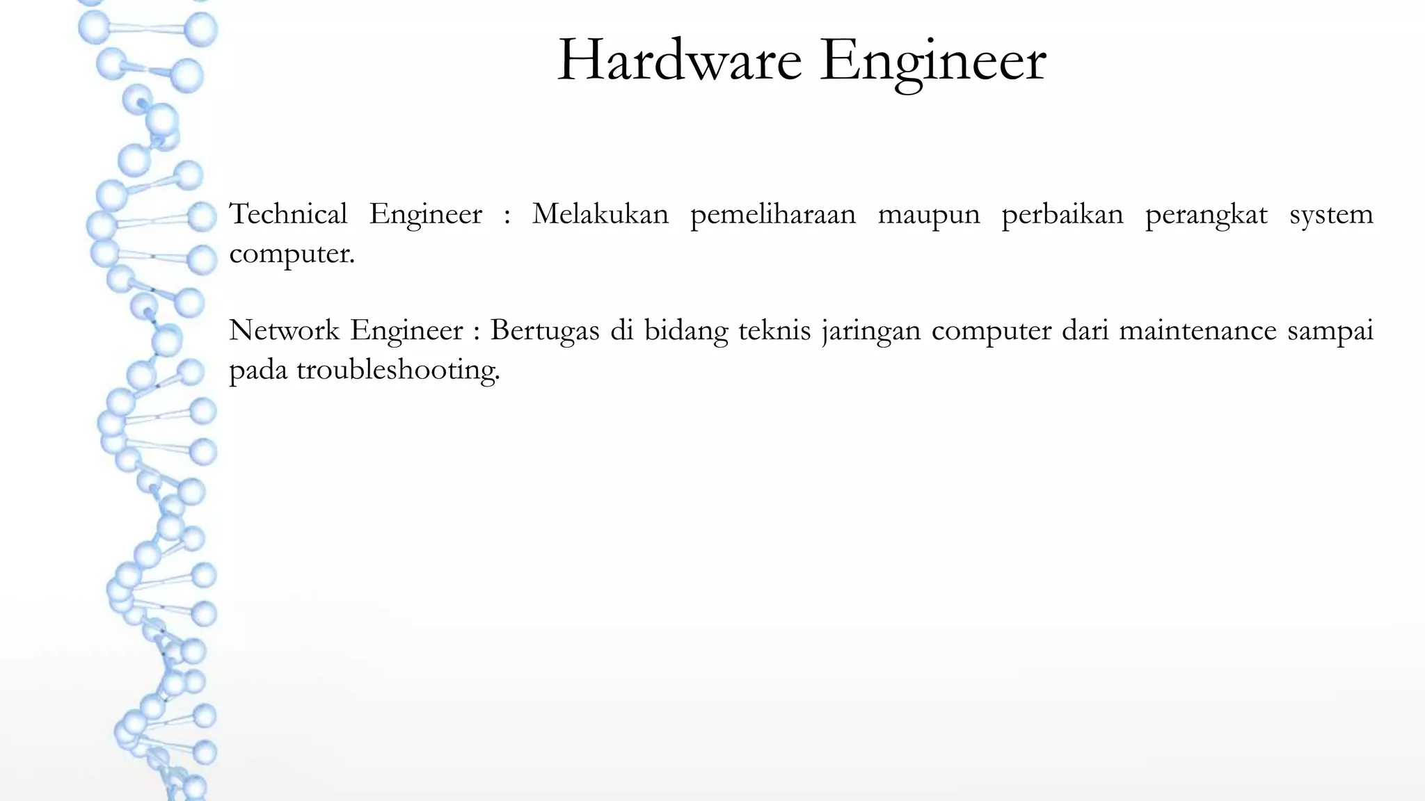 Profesi di Bidang IT | PPTX