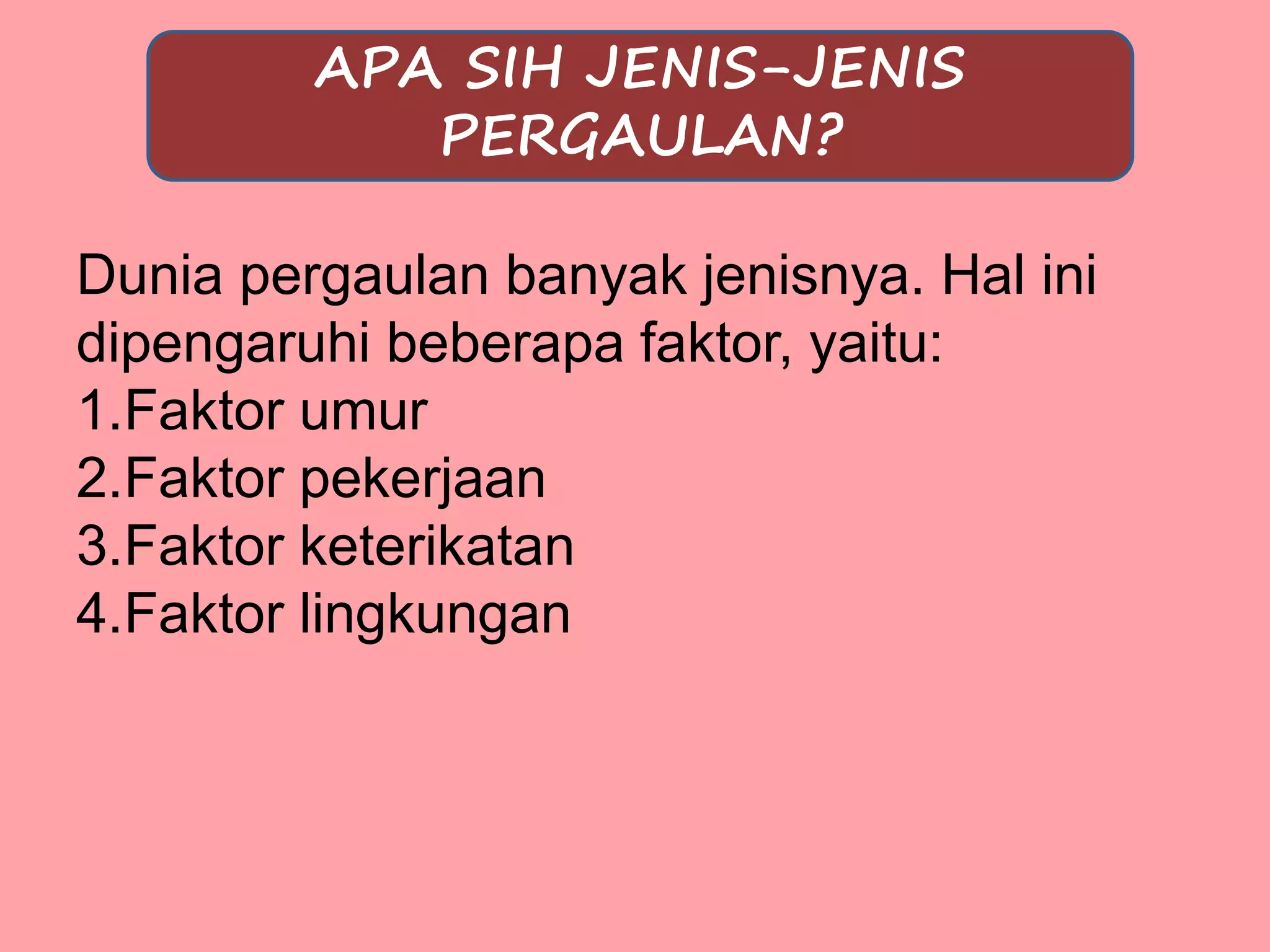 Etika bergaul siap | PPTX