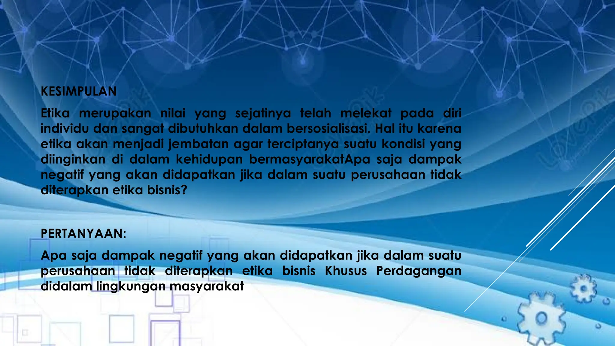 ETIKA BISNIS dalam perlindungan konsumen. pptx | PPTX