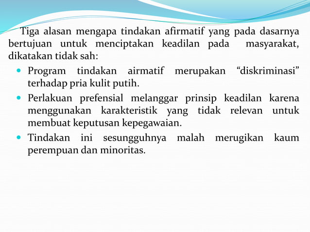 Etika Diskriminasi Pekerjaan Ppt