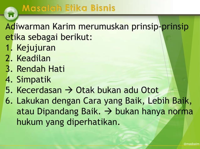 Etika Bisnis | PPTX