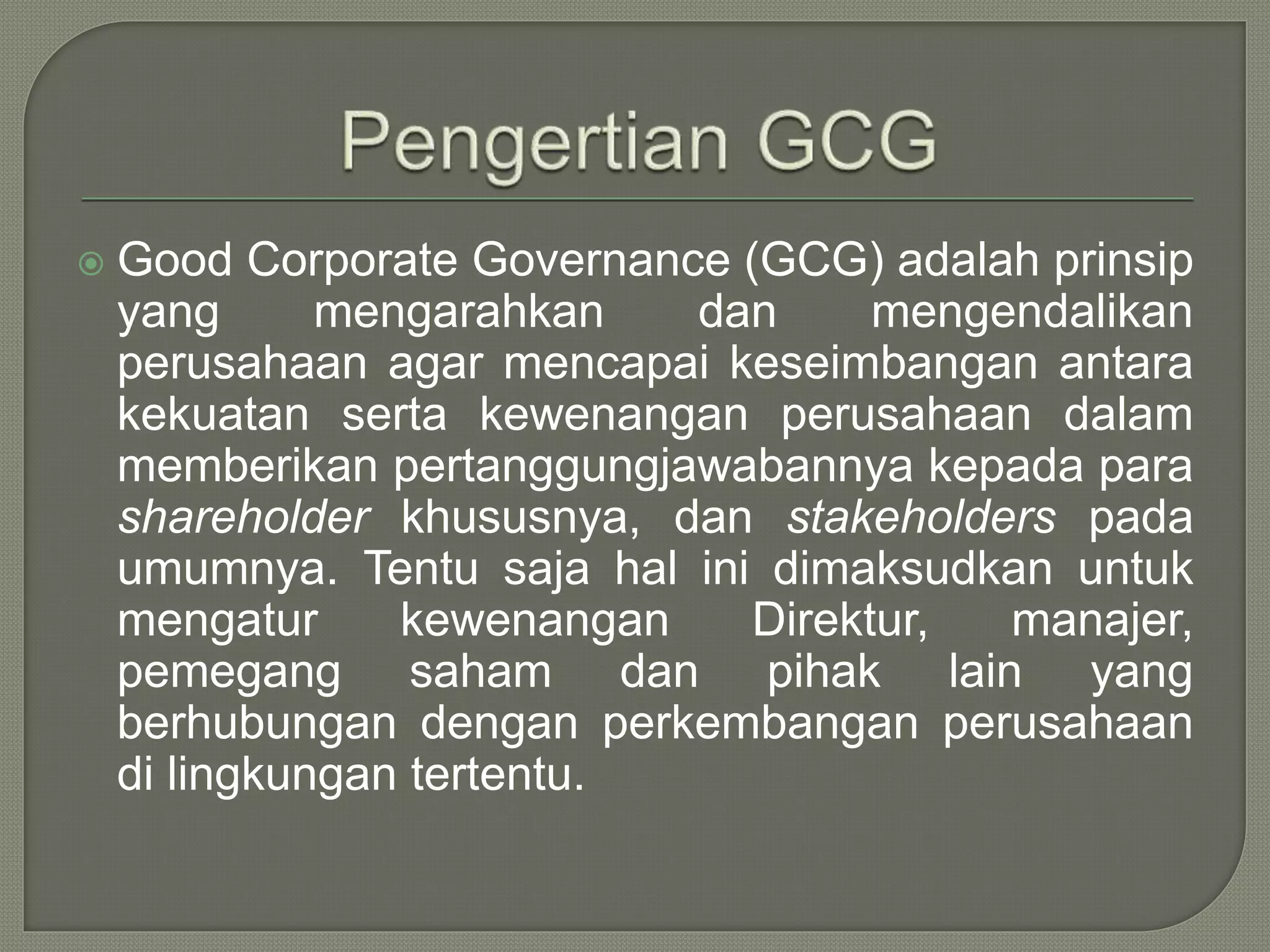 Etika bisnis dan informasi GCG | PPTX