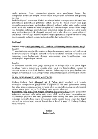 Etika bisnis tugas softSkill Tugas 4 | PDF