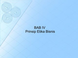 Etika bisnis (uts) | PPT