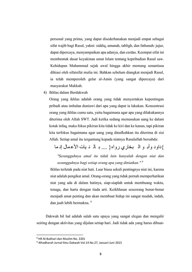 ETIKA DAKWAH BI-ALHIKMAH DAN ETIKA DAKWAH BI-ALHAL_baru.docx | Free ...