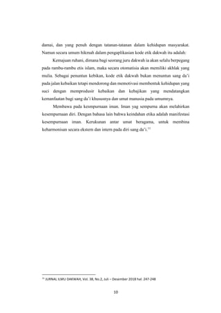 ETIKA DAKWAH BI-ALHIKMAH DAN ETIKA DAKWAH BI-ALHAL_baru.docx