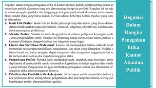 Etika Bisnis Dalam Kantor Akuntan Publik | PDF