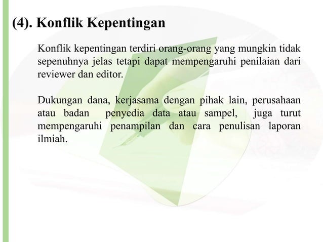 Etika dalam penulisan | PPTX