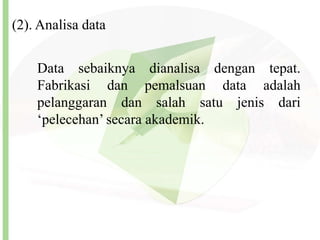 Etika dalam penulisan | PPTX