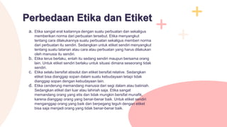 Etika dan etiket-ETIKA PROFESI | PPTX