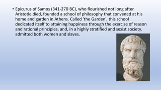 Pleasure is the Good by Epicurus | PPT