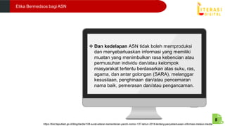 Etika Digital ASN Haris Maknun Sektor ASN | PDF