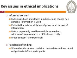 Bioethics in Genetic Research: Concepts and Applications | PPTX