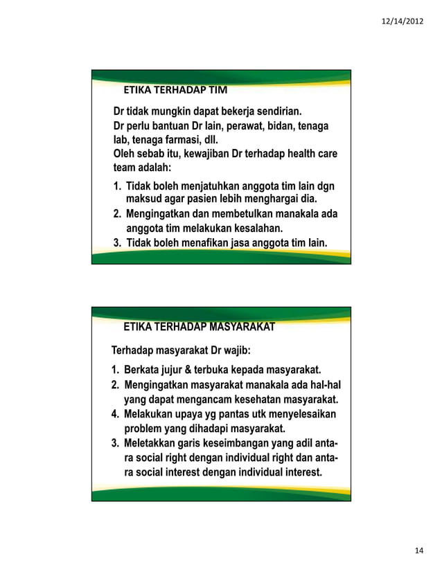 Etika ked dan profesionalisme baru | PDF