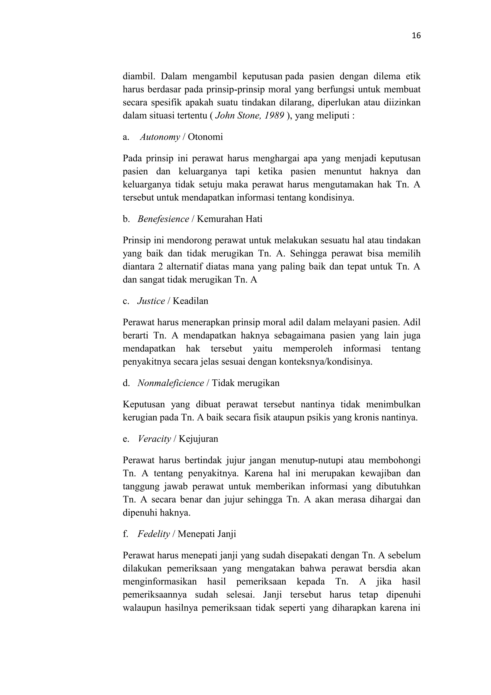 Etika keperawatan dilema etik | DOCX